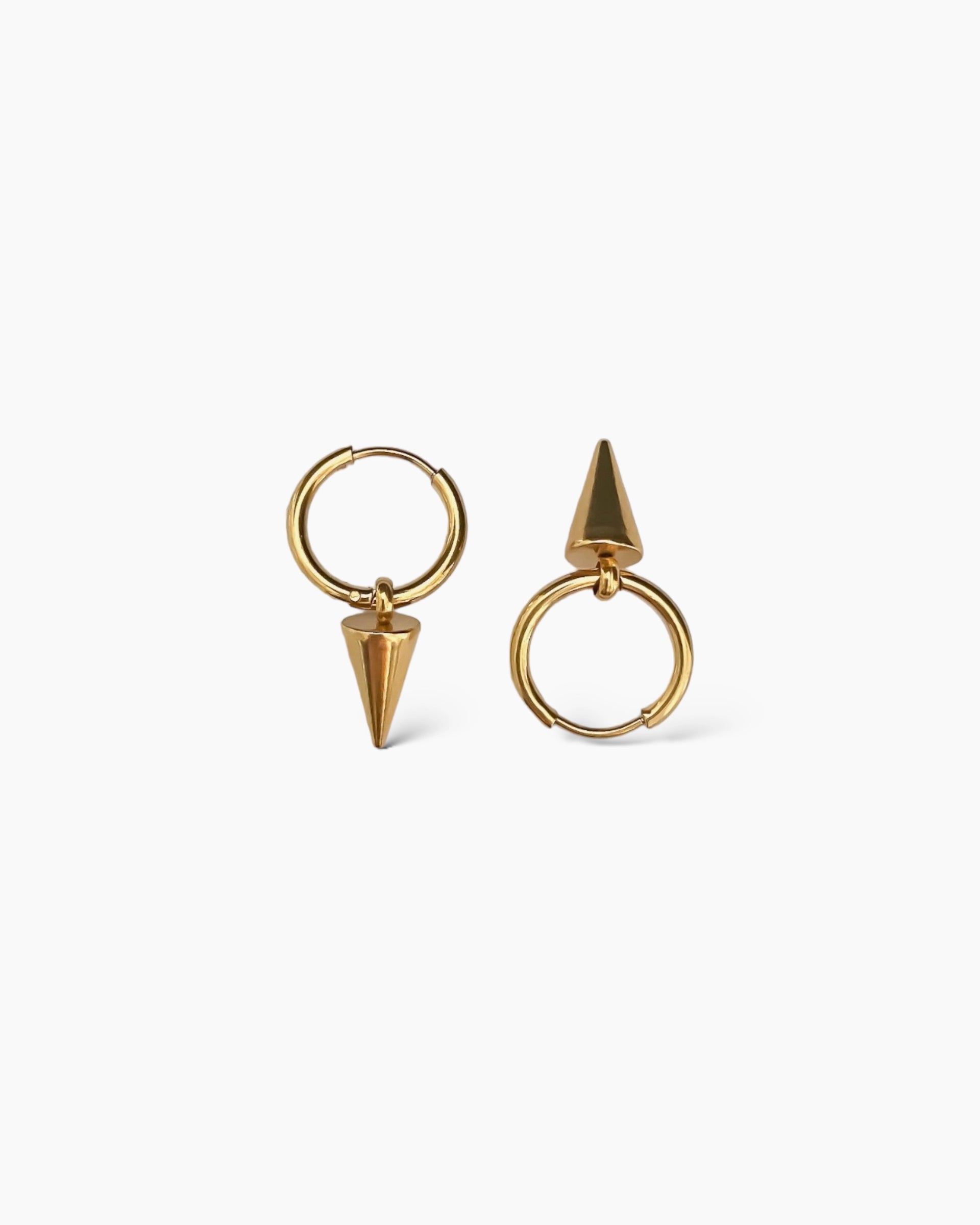 Aritos Mini Spike Largo – Clue Jewelry