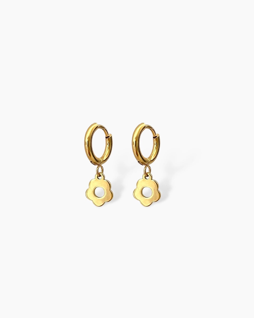 Aritos Mini Flor – Clue Jewelry